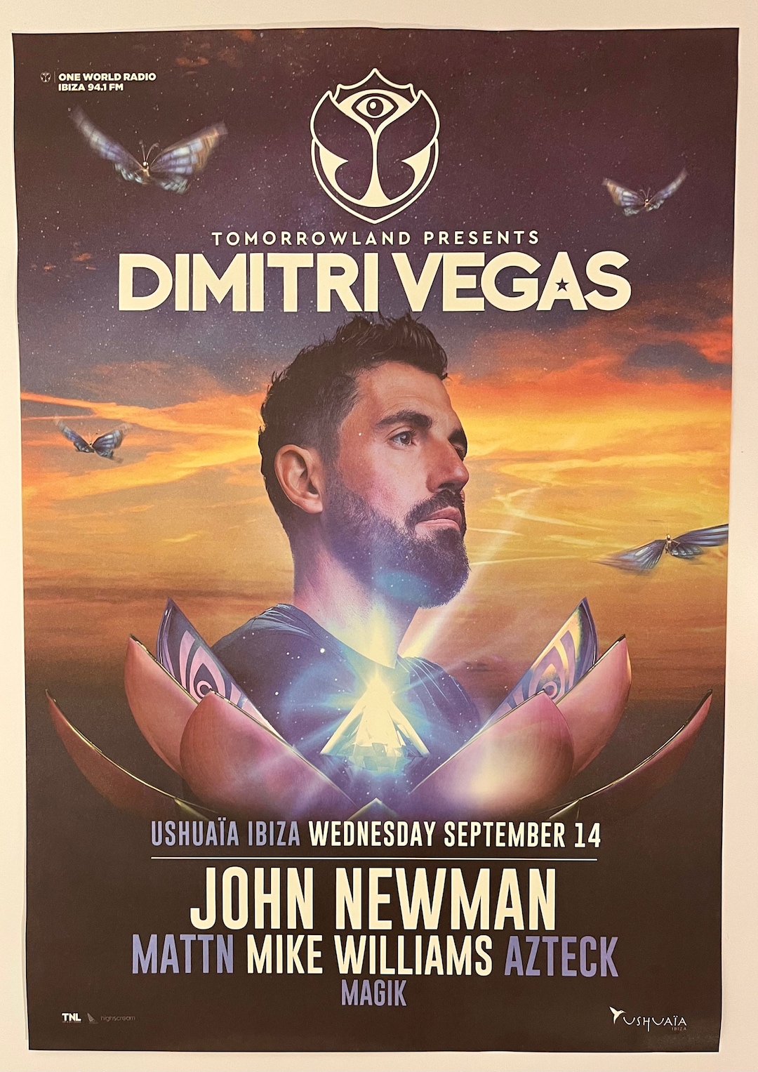 Dimitri Vegas at Ushuaia 14-9-2022 Official Poster - Etsy