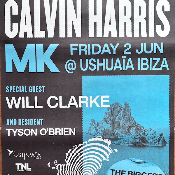 Calvin Harris Poster - Etsy