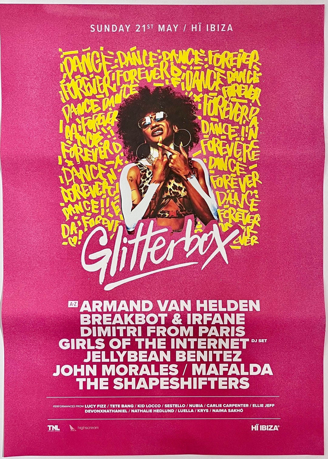 Glitterbox at Hi Ibiza May 21 Official Poster - Etsy