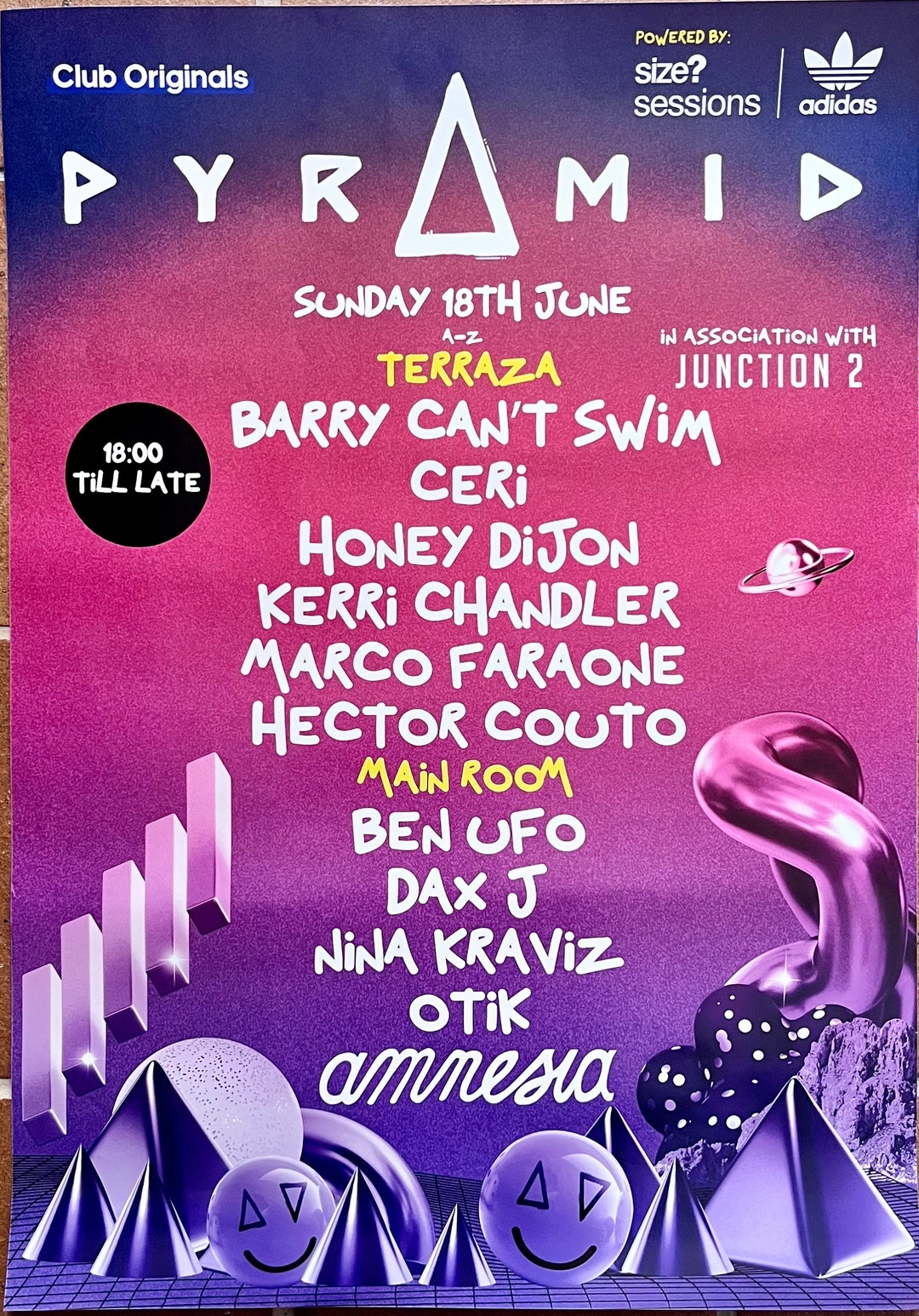 Amnesia Ibiza Pyramid June 18 Official Poster - Etsy