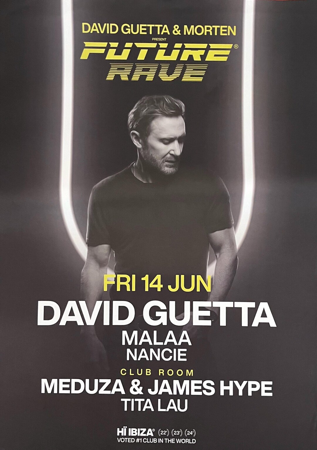 Future Rave David Guetta at Hi Ibiza June 14 2024 Official Poster - Etsy