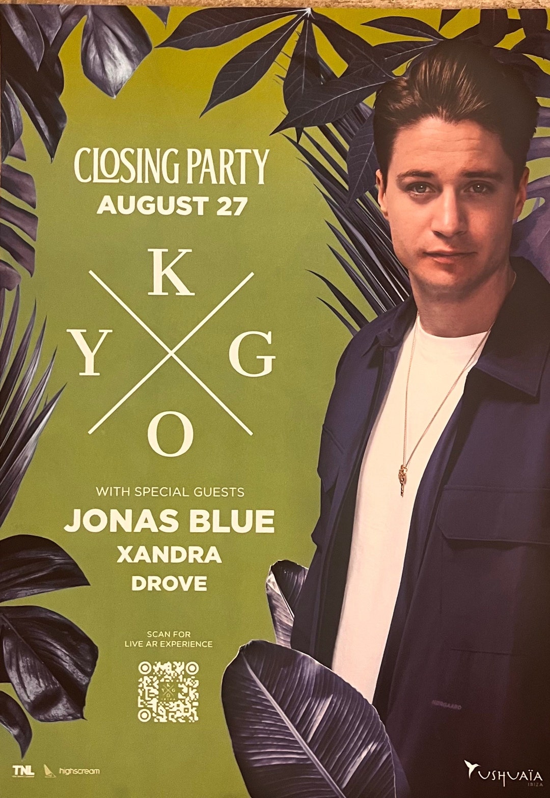 KYGO Closing Party at Ushuaia August 27 Official Poster - Etsy