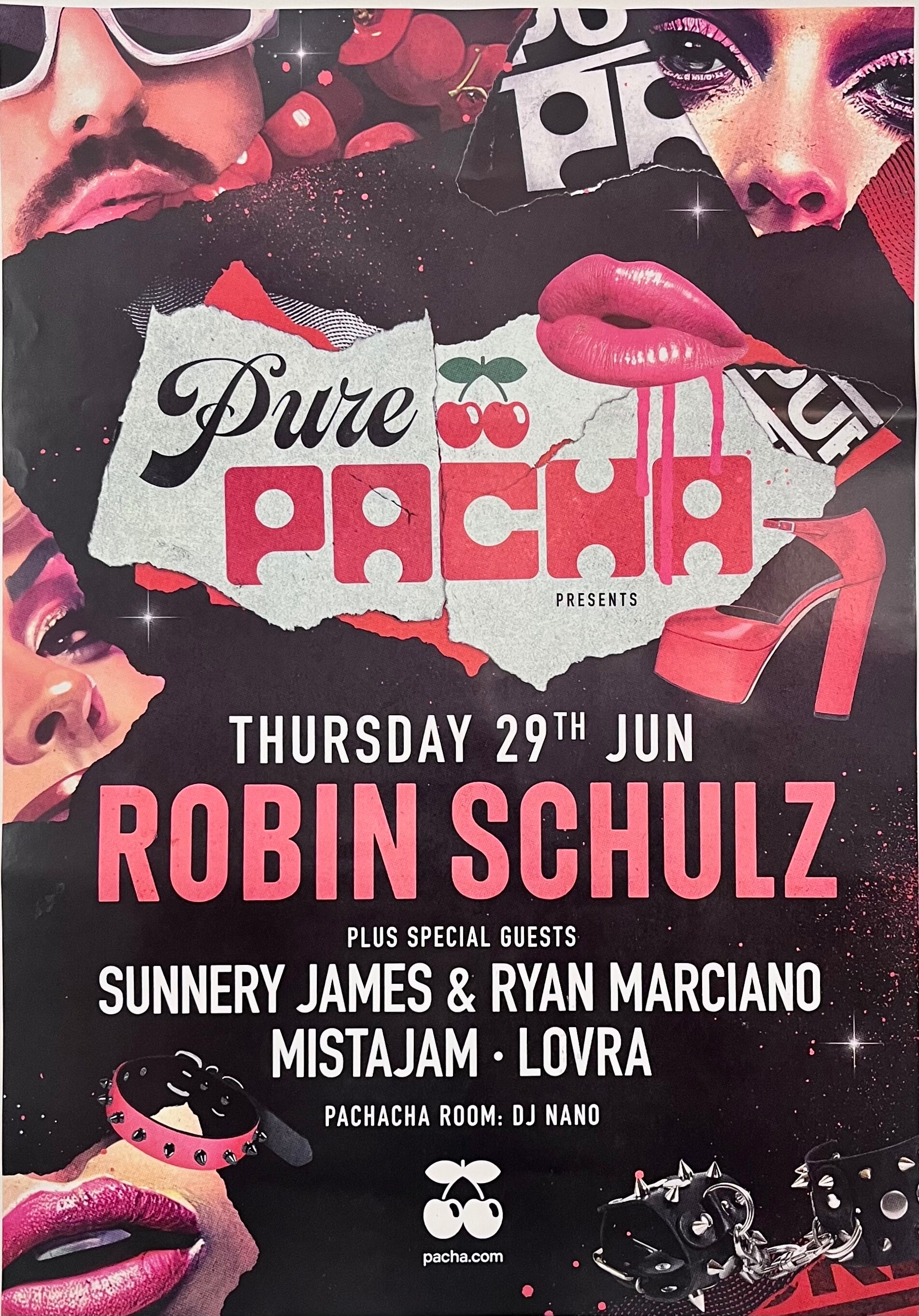 Robin Schulz at Pacha June 29 Official Poster - Etsy