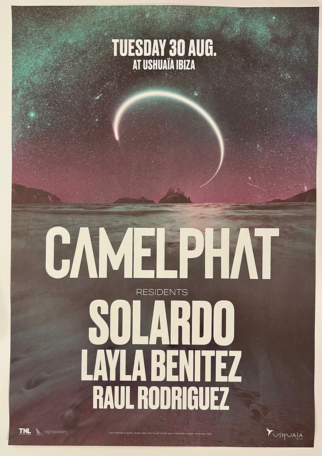 Camelphat at Ushuaia 30-8-2022 Official Poster - Etsy