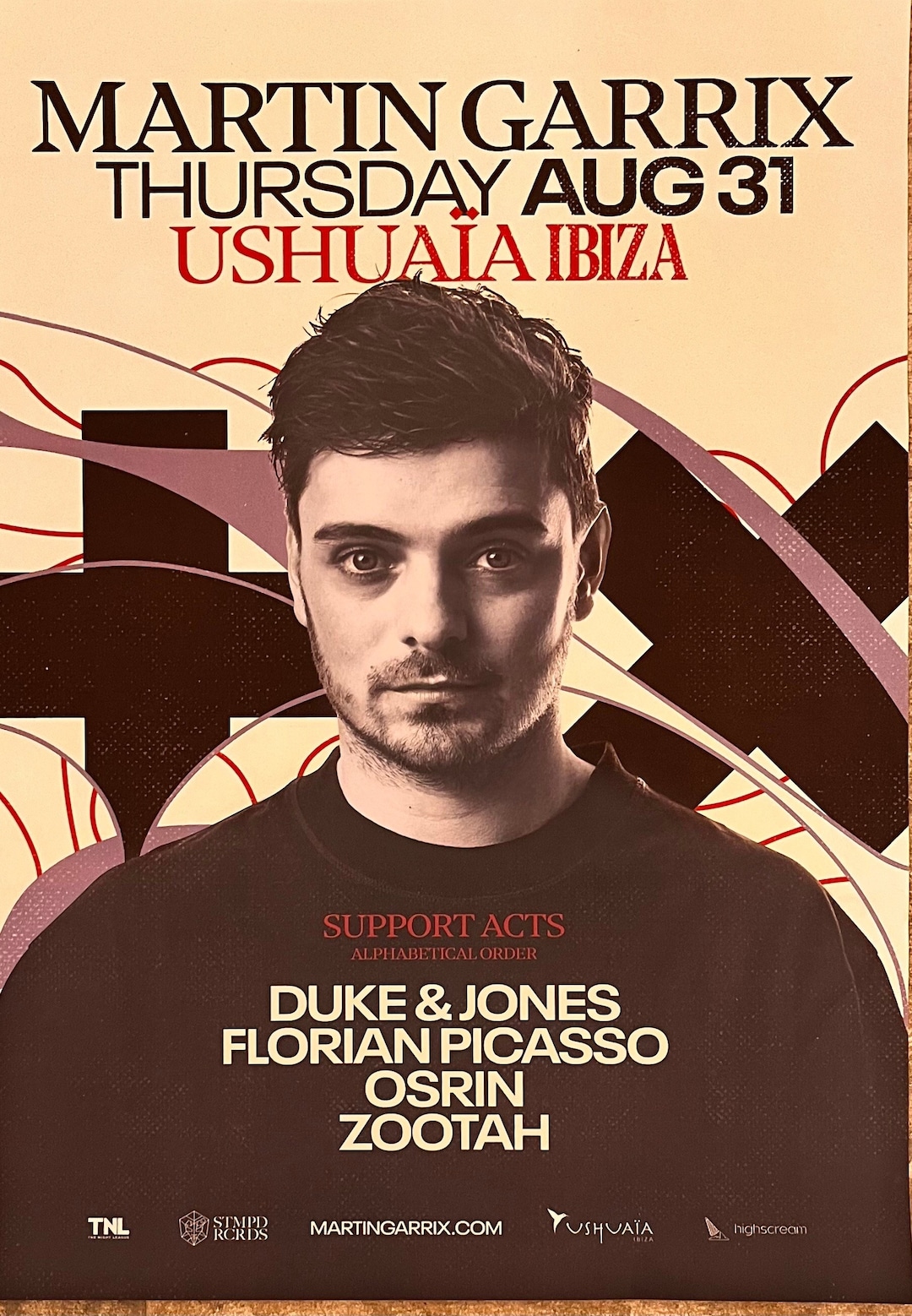 Martin Garrix at Ushuaia August 31 Official Poster - Etsy