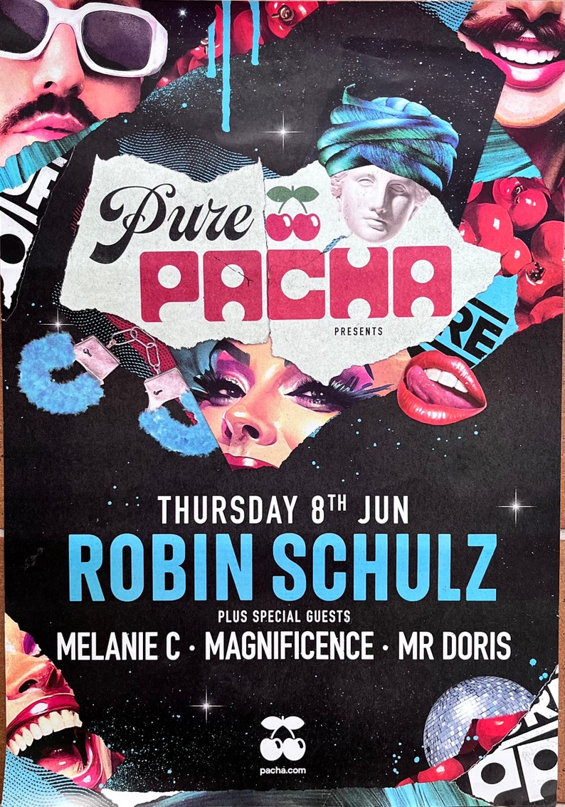 Robin Schulz at Pacha June 8 Official Poster - Etsy