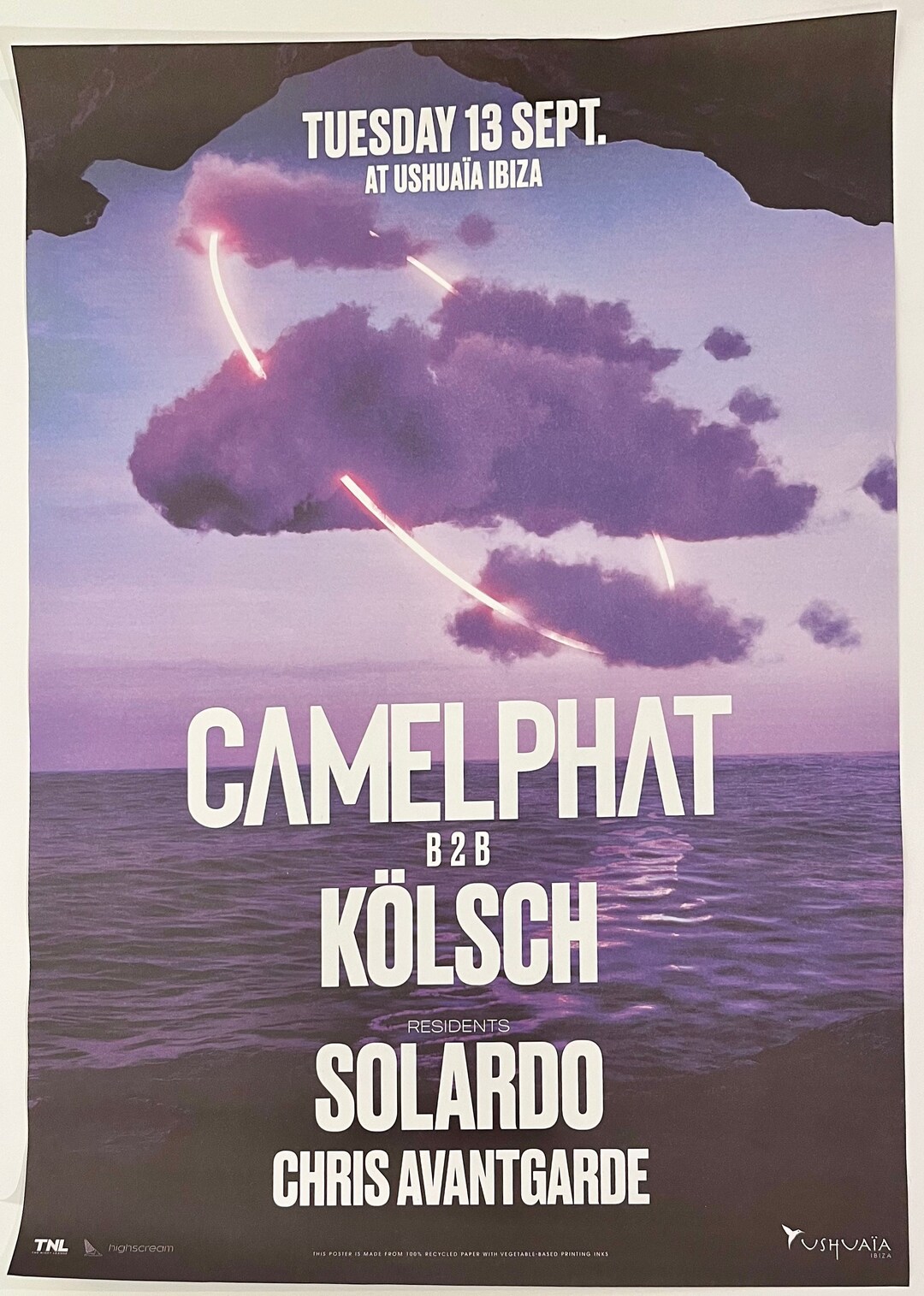 Camelphat at Ushuaia 13-9-2022 Official Poster - Etsy