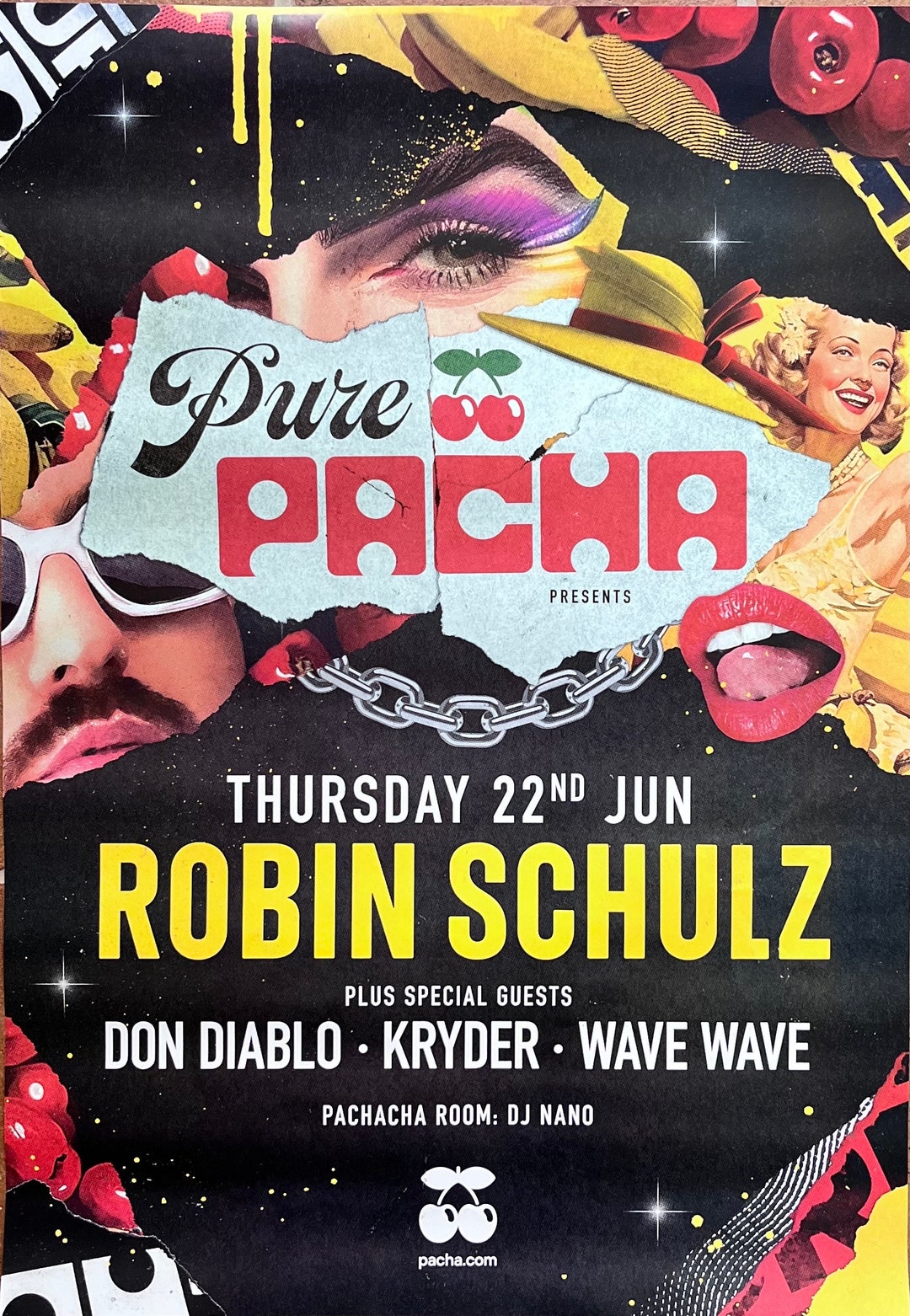 Robin Schulz at Pacha June 22 Official Poster - Etsy