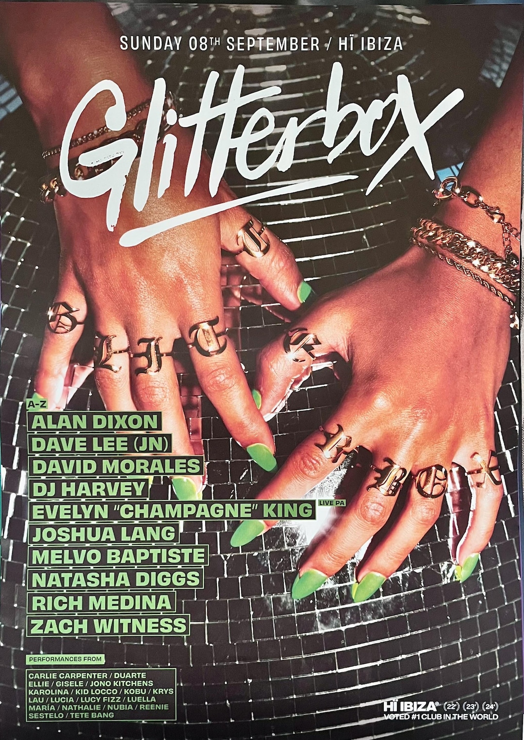 Glitterbox at Hi Ibiza September 8 2024 Official Poster - Etsy