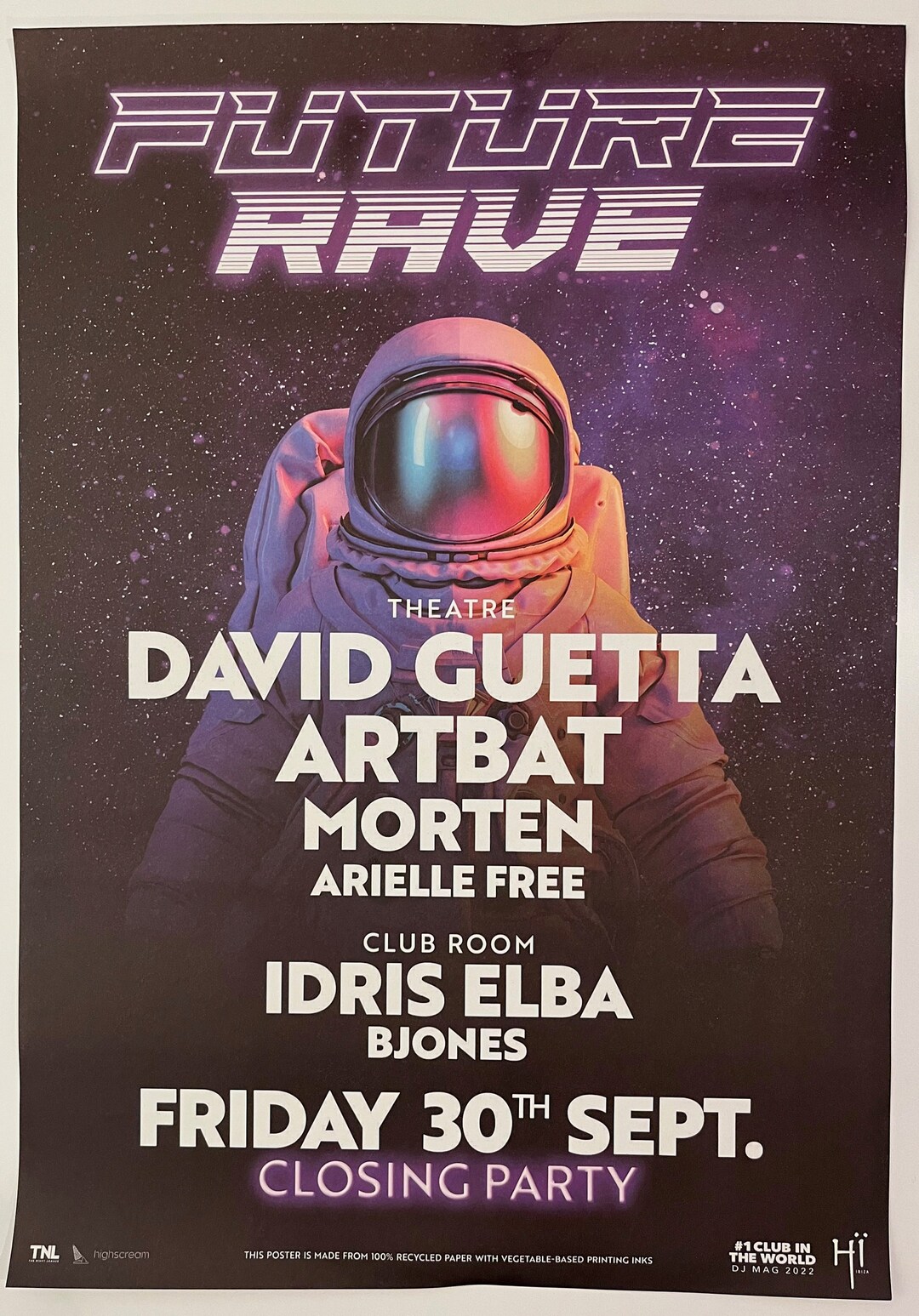 David Guetta Future Rave Closing Party at Hi! Ibiza 30-9-2022 Official ...
