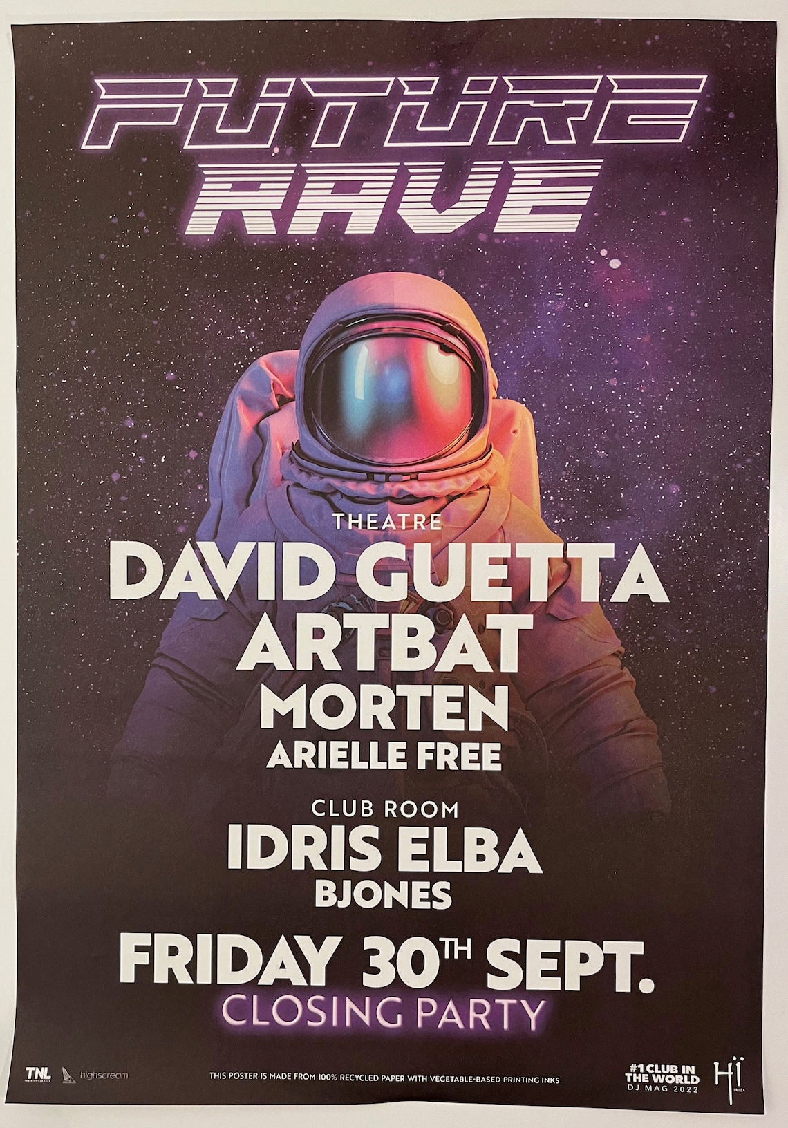 David Guetta Future Rave Closing Party at Hi! Ibiza 30-9-2022 Official ...