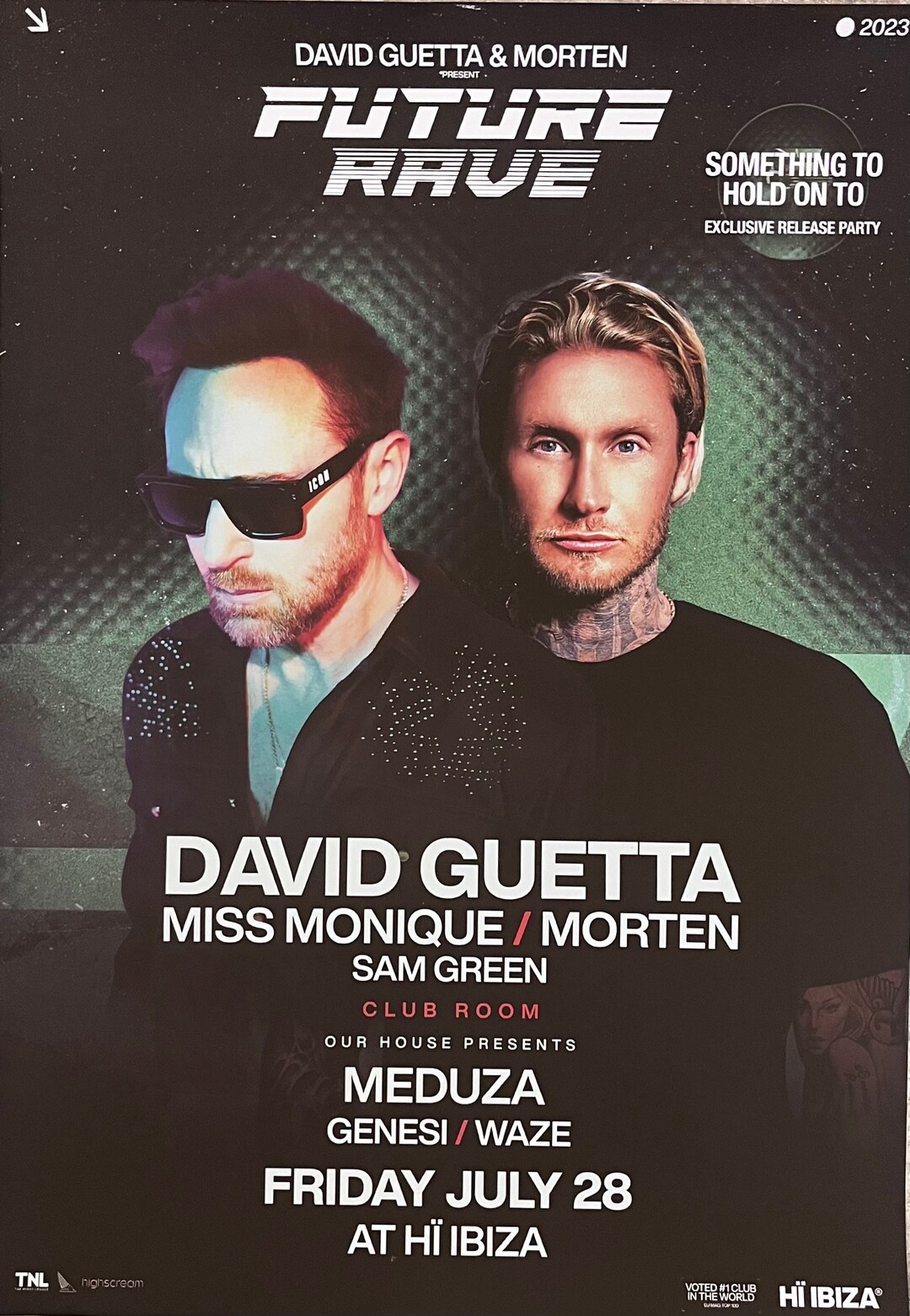 Future Rave David Guetta at Hi Ibiza July 28 Official Poster - Etsy