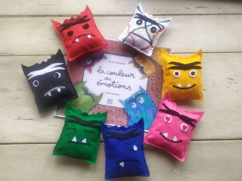 Monsters of Colors and Emotions - Etsy