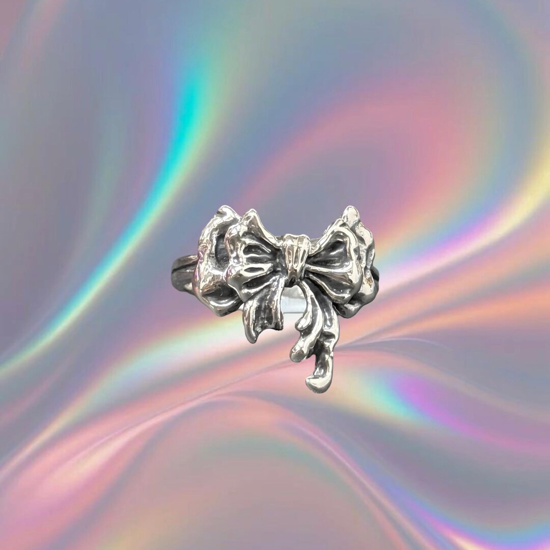 Bella Bow Ring Handmade Sterling Silver Ring Unique Gift for Her - Etsy