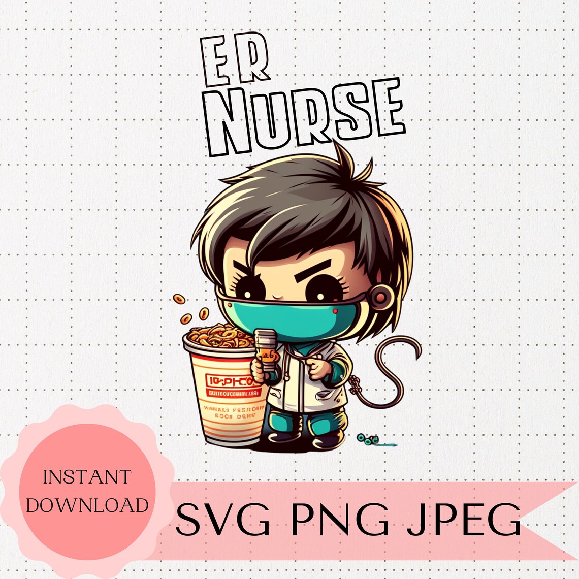 ER Nurse Svg, Ed Nurse Svg Png Clipart, Pacu Nurse Svg, Pcu Nurse Male ...