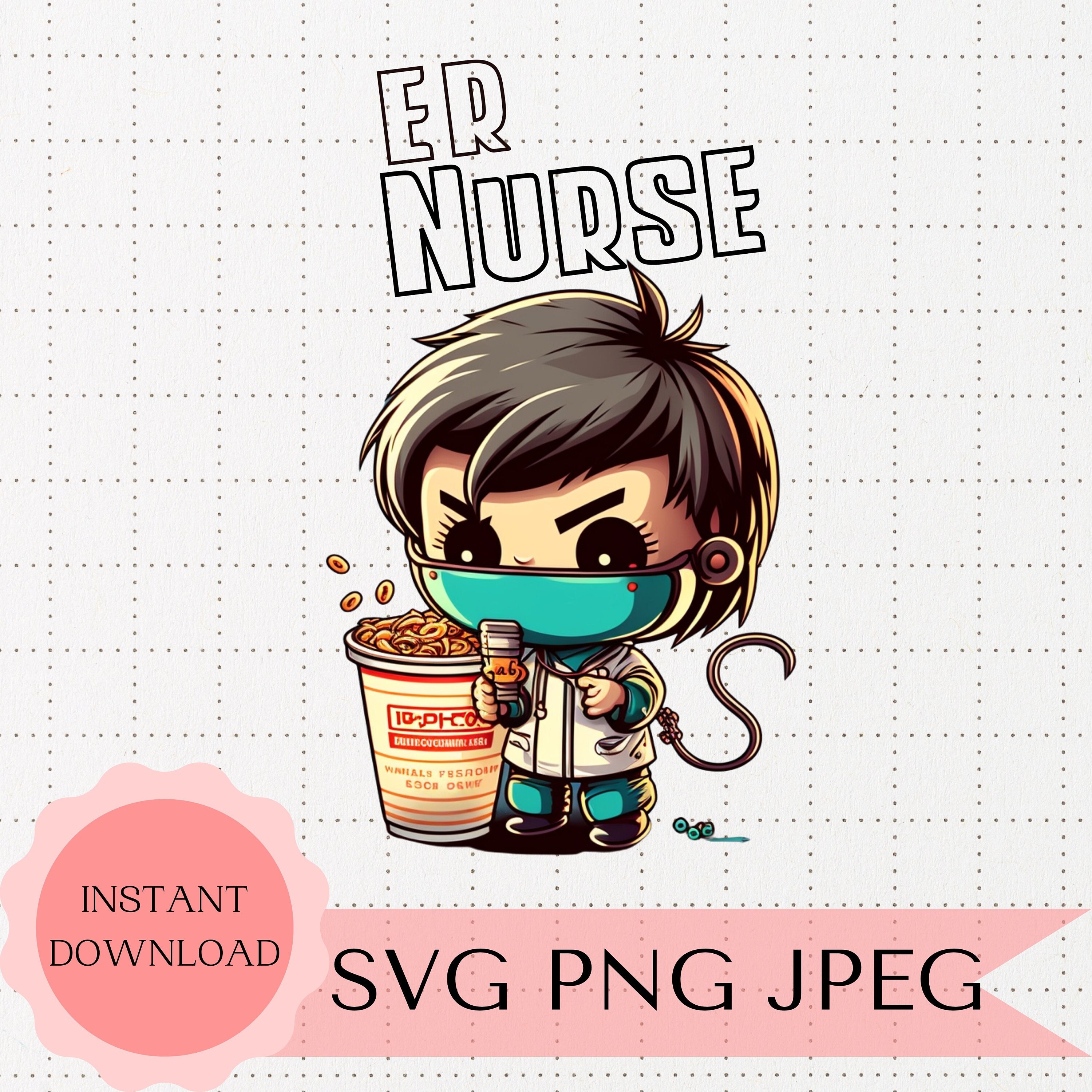 ER Nurse Svg, Ed Nurse Svg Png Clipart, Pacu Nurse Svg, Pcu Nurse Male ...