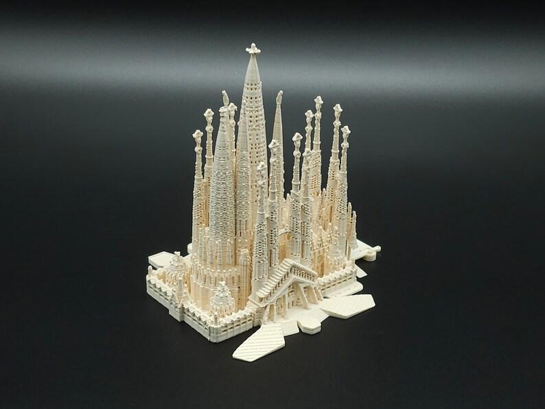 Sagrada Familia Model Iconic Barcelona Landmark Artistic Decor Piece 3D ...