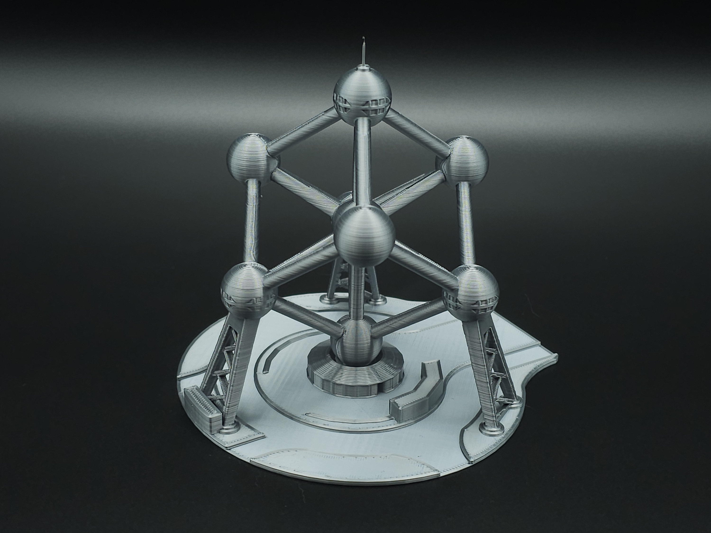 Atomium Iconic Brussels, Belgium Landmark Modern Decor Piece 3D Printed Model - Etsy