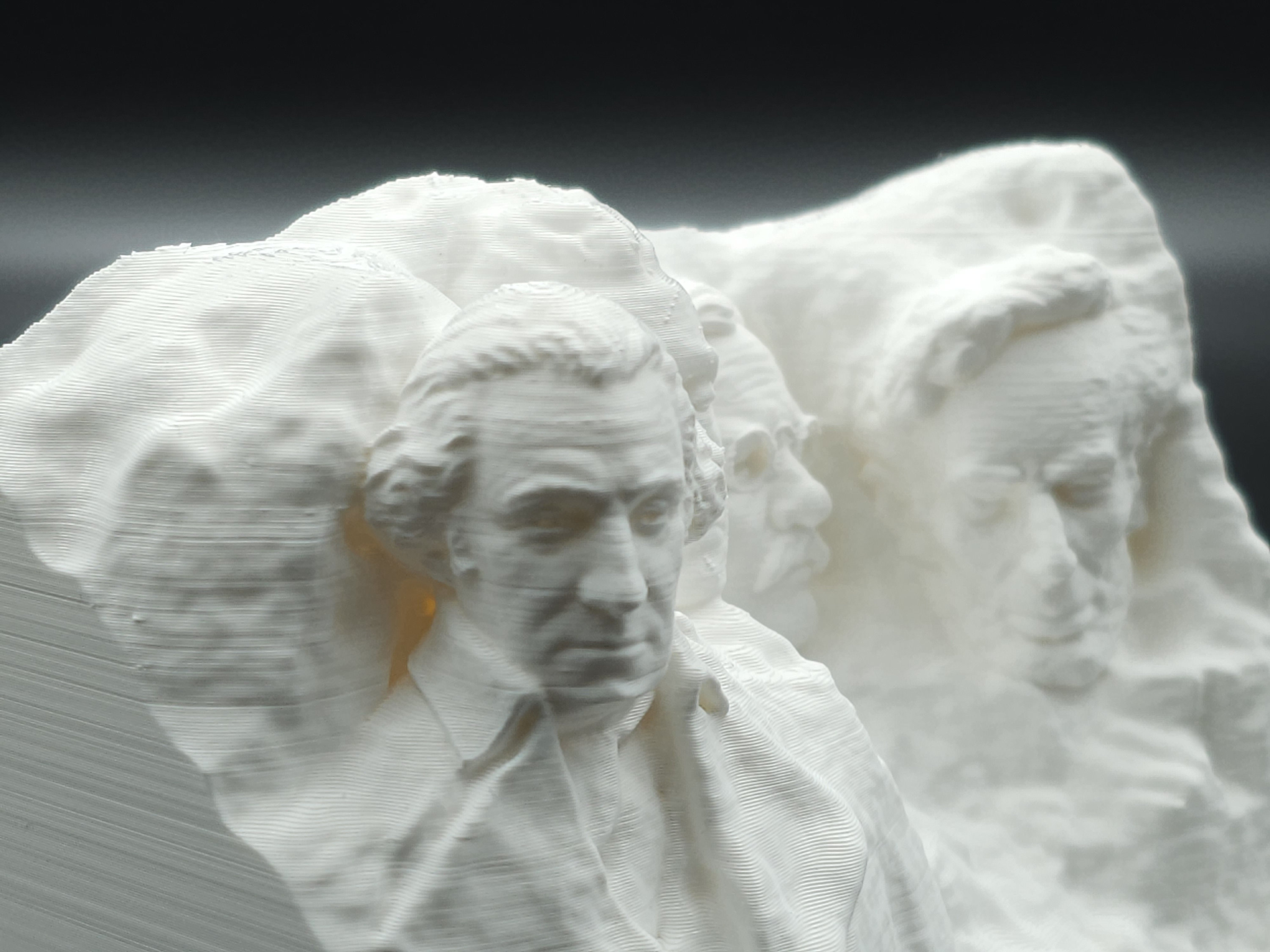 Mount Rushmore Model Detailed 3D Printed Replica Iconic American ...