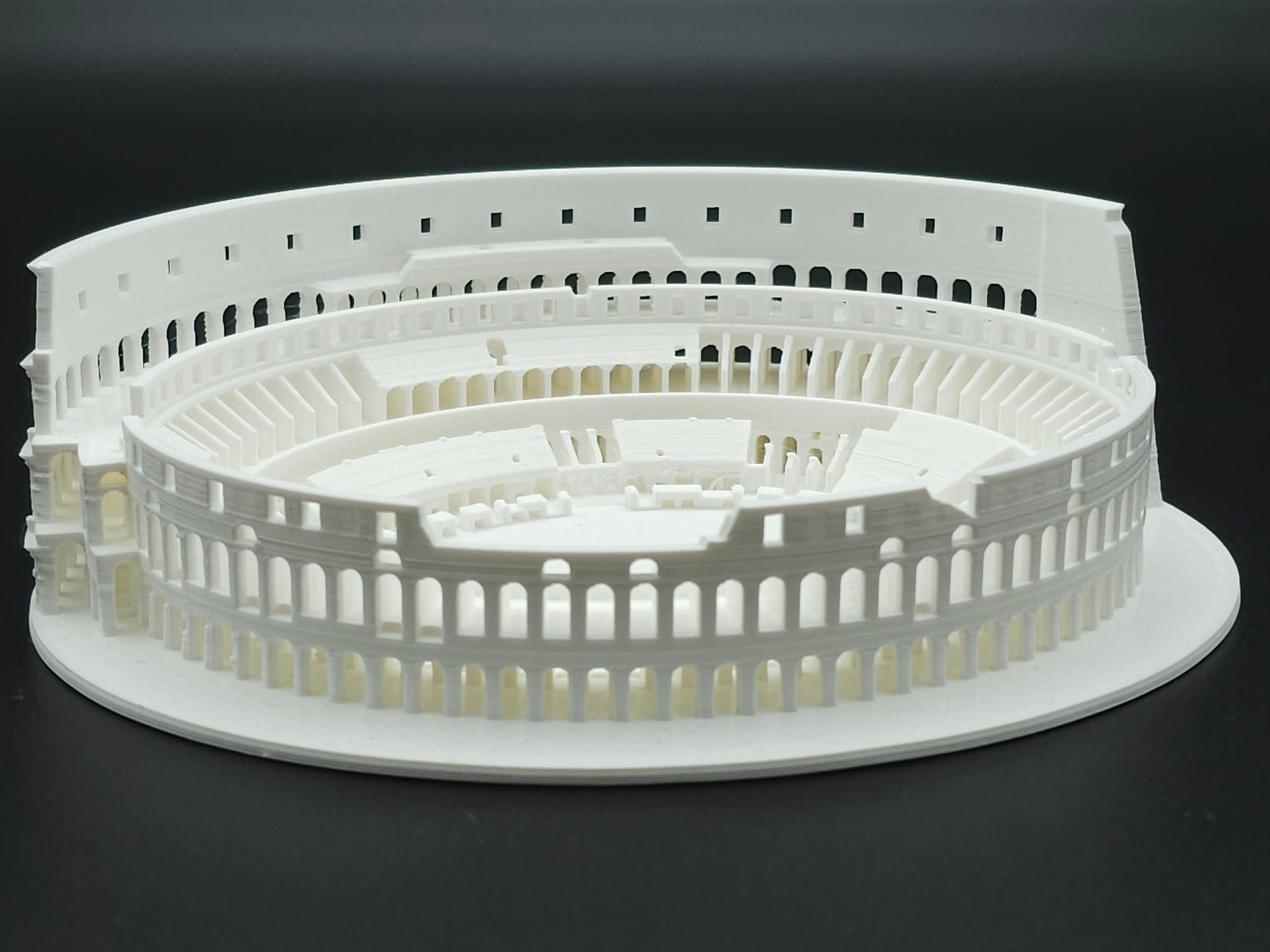 Colosseum Roman High Detail 3D Printed Model Unique Home Decor ...