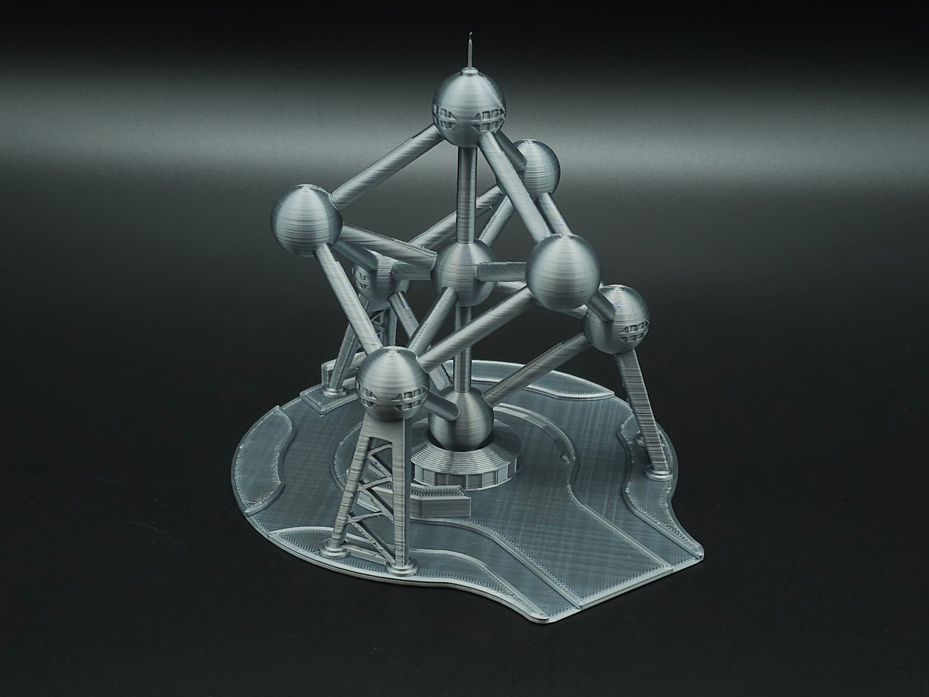 Atomium Iconic Brussels, Belgium Landmark Modern Decor Piece 3D Printed Model - Etsy
