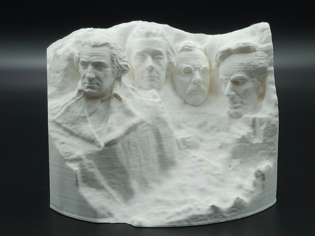 Mount Rushmore Model Detailed 3D Printed Replica Iconic American ...