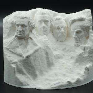 Mount Rushmore Model Detailed 3D Printed Replica Iconic American ...