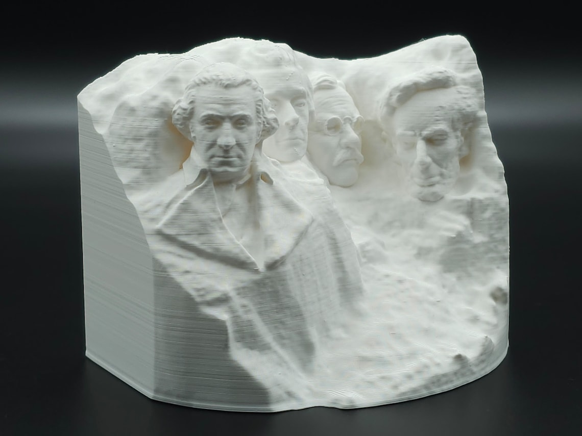 Mount Rushmore Model Detailed 3D Printed Replica Iconic American ...