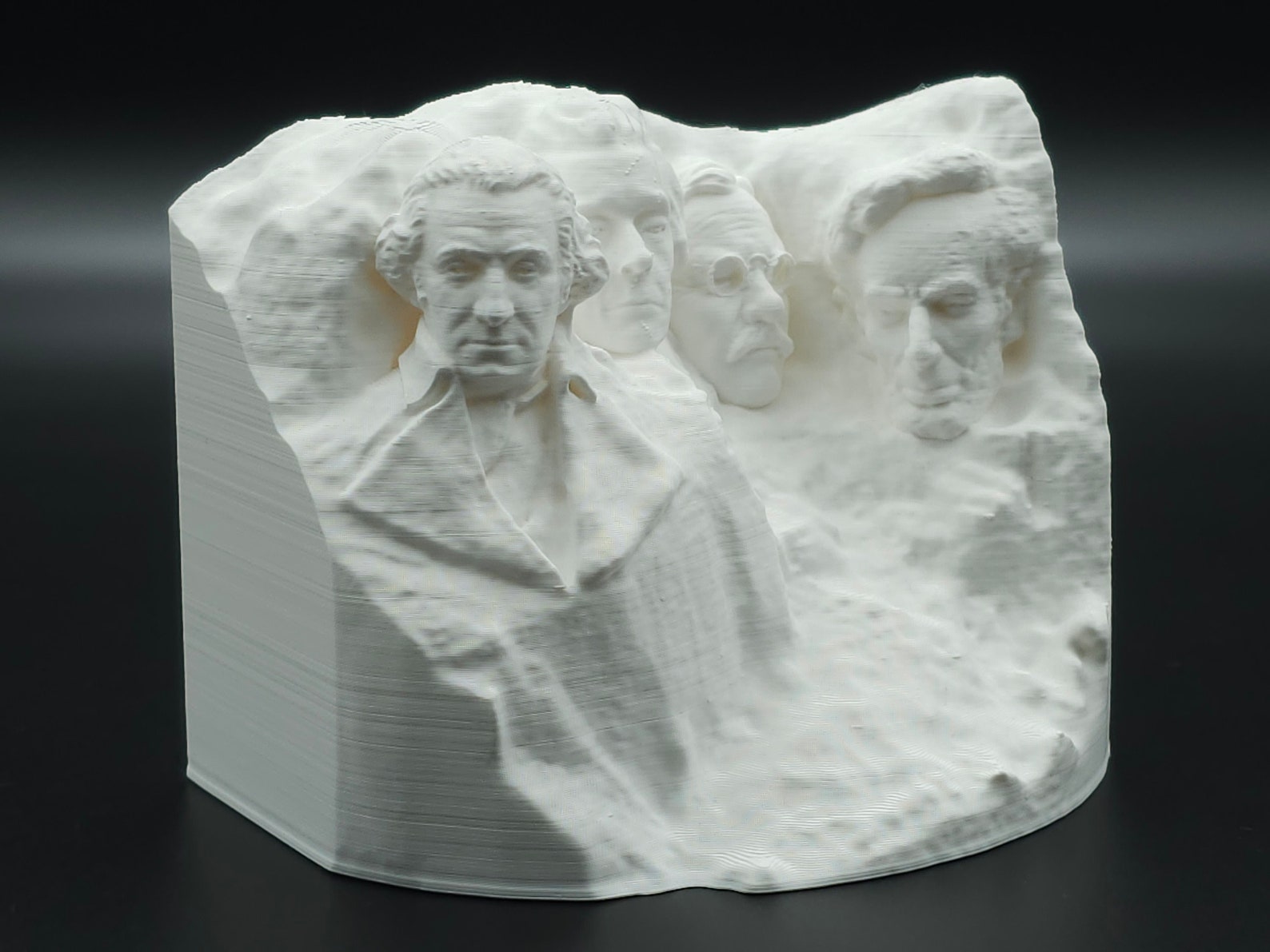 Mount Rushmore Model Detailed 3D Printed Replica Iconic American ...