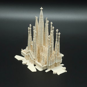 Sagrada Familia Model Iconic Barcelona Landmark Artistic Decor Piece 3D ...