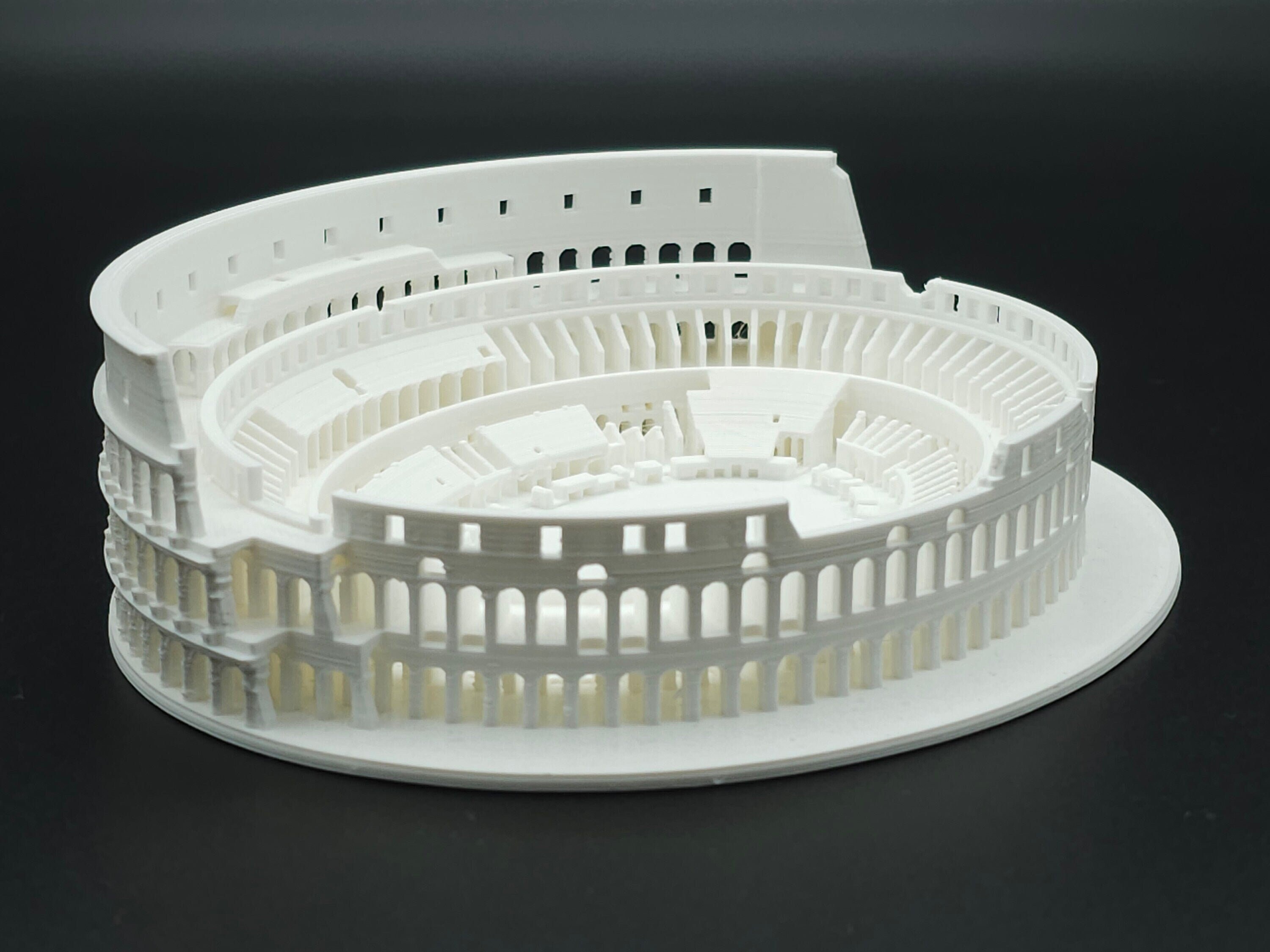 Colosseum Roman High Detail 3D Printed Model Unique Home Decor ...