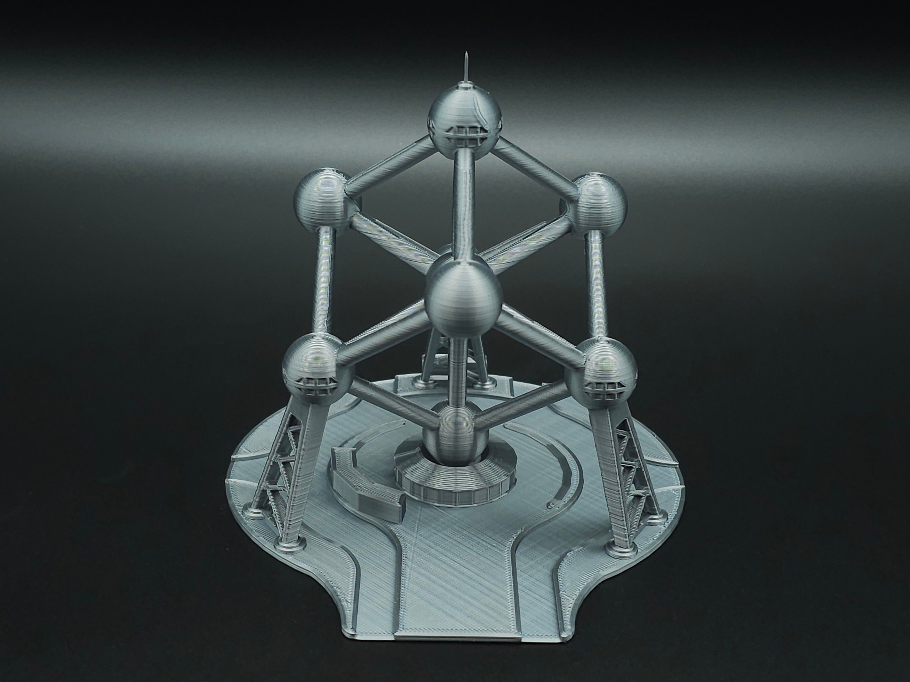 Atomium Iconic Brussels, Belgium Landmark Modern Decor Piece 3D Printed Model - Etsy