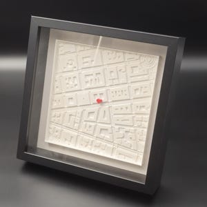 Custom 3D City Map Art | Wall Frame | Personalized Location Print ...