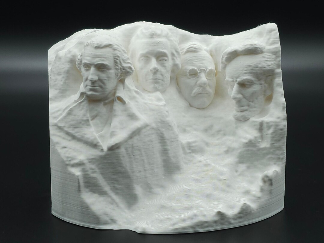 Mount Rushmore Model - Detailed 3D Printed Replica - Iconic American ...