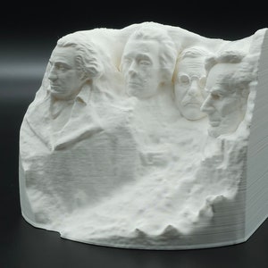 Mount Rushmore Model Detailed 3D Printed Replica Iconic American ...