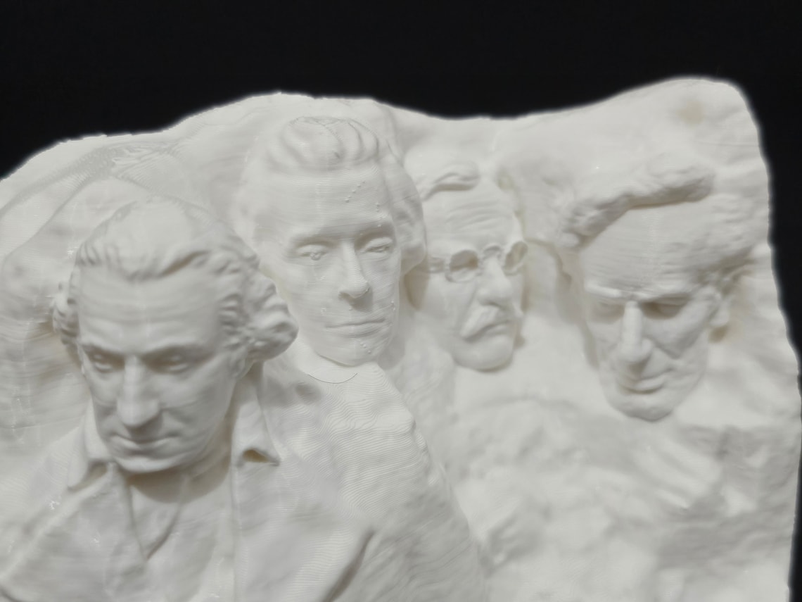 Mount Rushmore Model Detailed 3D Printed Replica Iconic American ...
