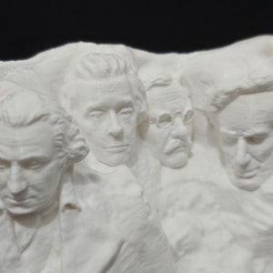 Mount Rushmore Model Detailed 3D Printed Replica Iconic American ...