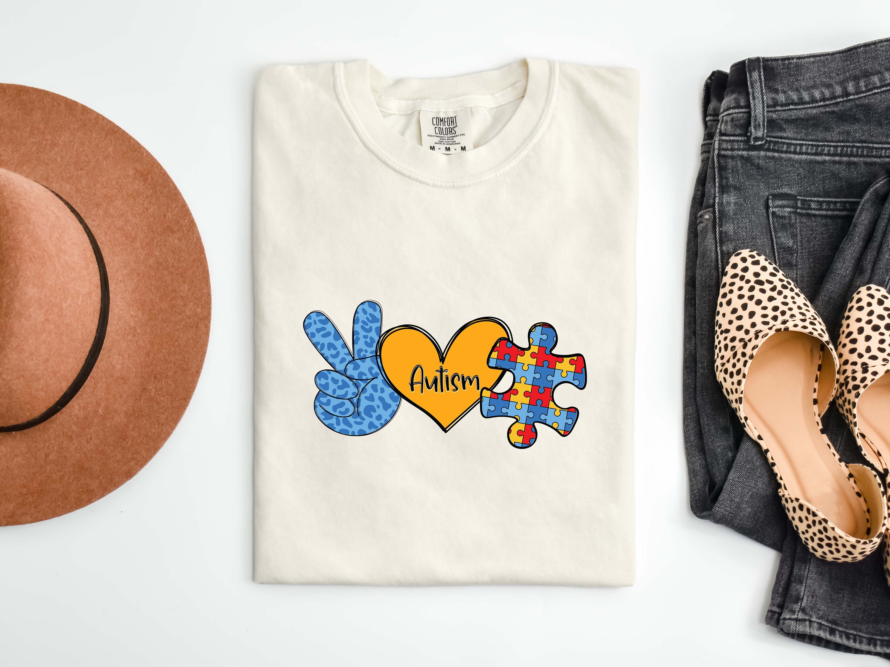 Autism Comfort Color Tshirt, Autism Day, Autism, Autism T-shirt - Etsy