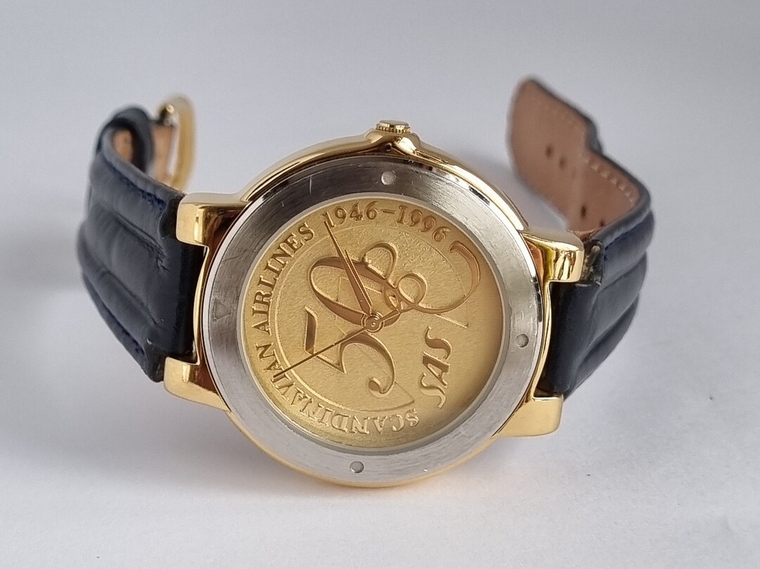 Rare SAS Scandinavian Airlines Quartz Watch SAS 50 Years - Etsy