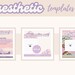 Cute Pixel Canva Post Templates | Instagram Social Media Post Templates ...