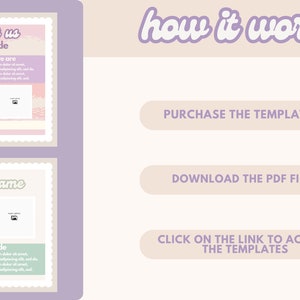 Cute Pixel Canva Post Templates | Instagram Social Media Post Templates ...