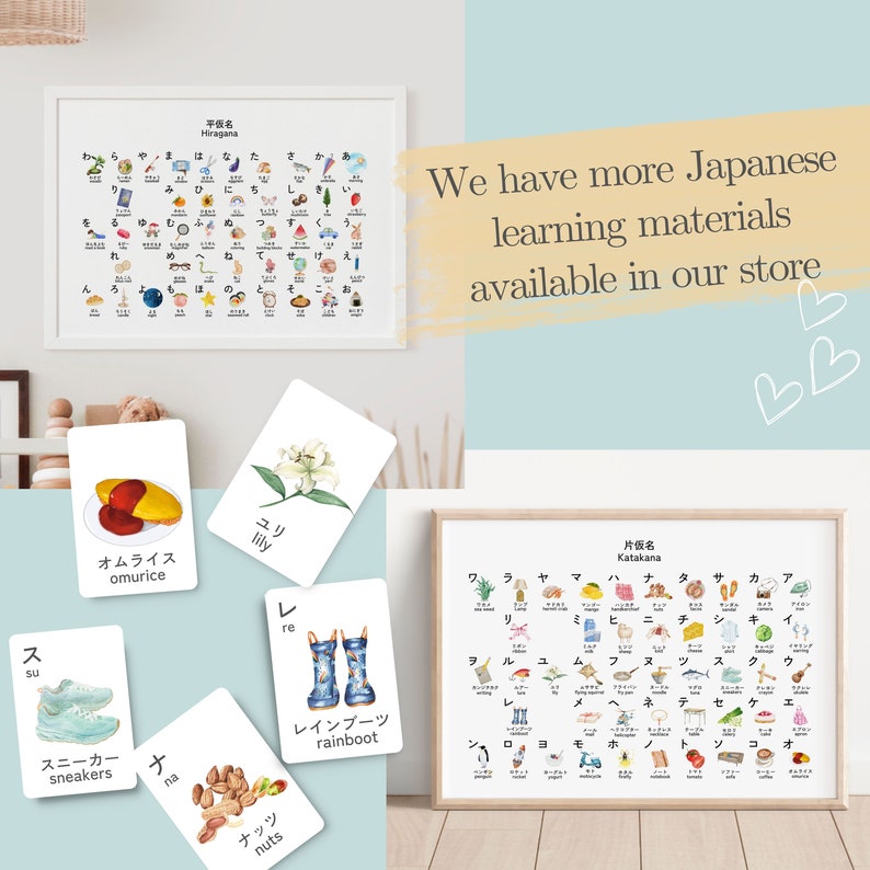 Hiragana Flashcards ,japanese Flashcards, Printablehiragana, Japanese ...