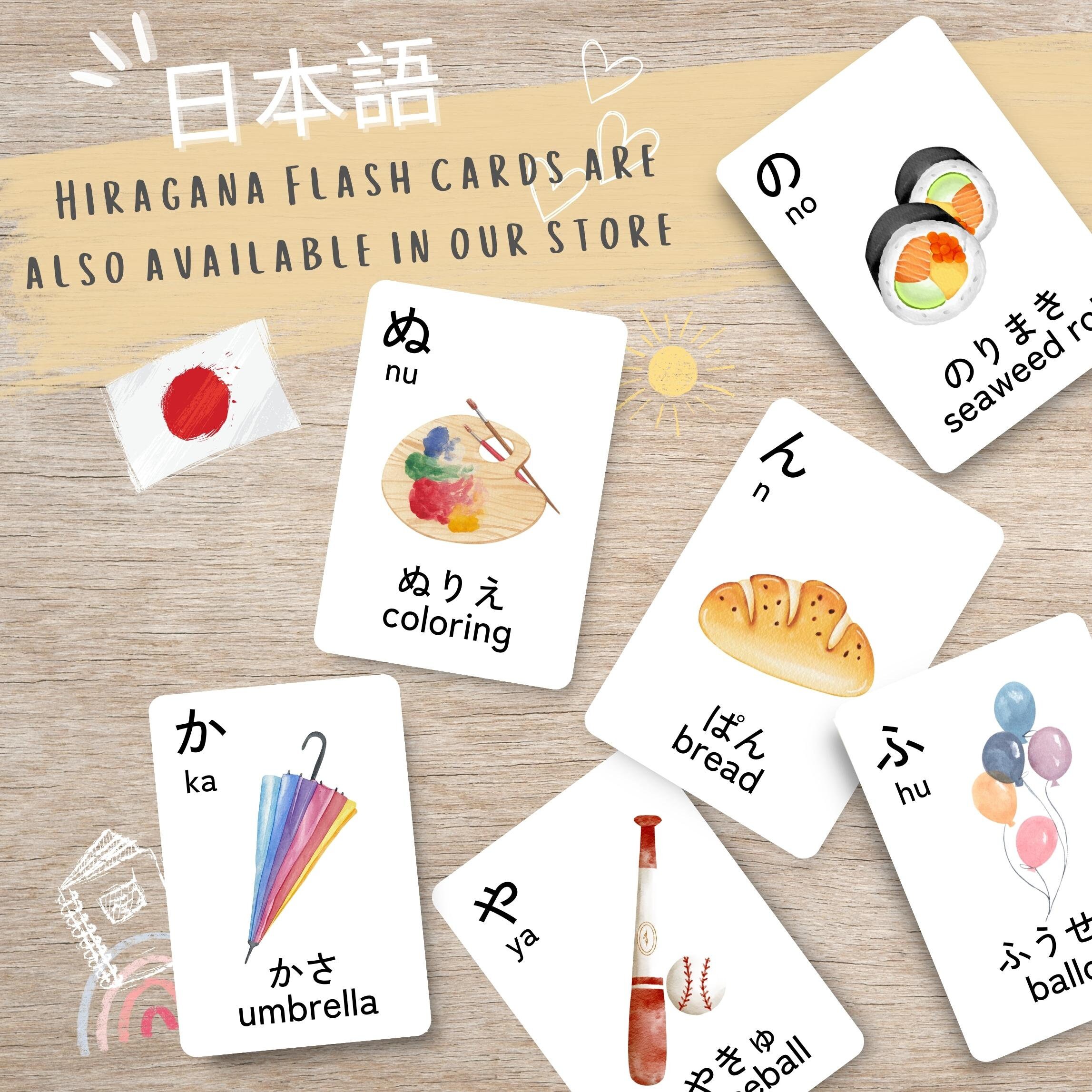 Hiragana Poster,hiragana Printable, Printable Hiragana, Japanese ...