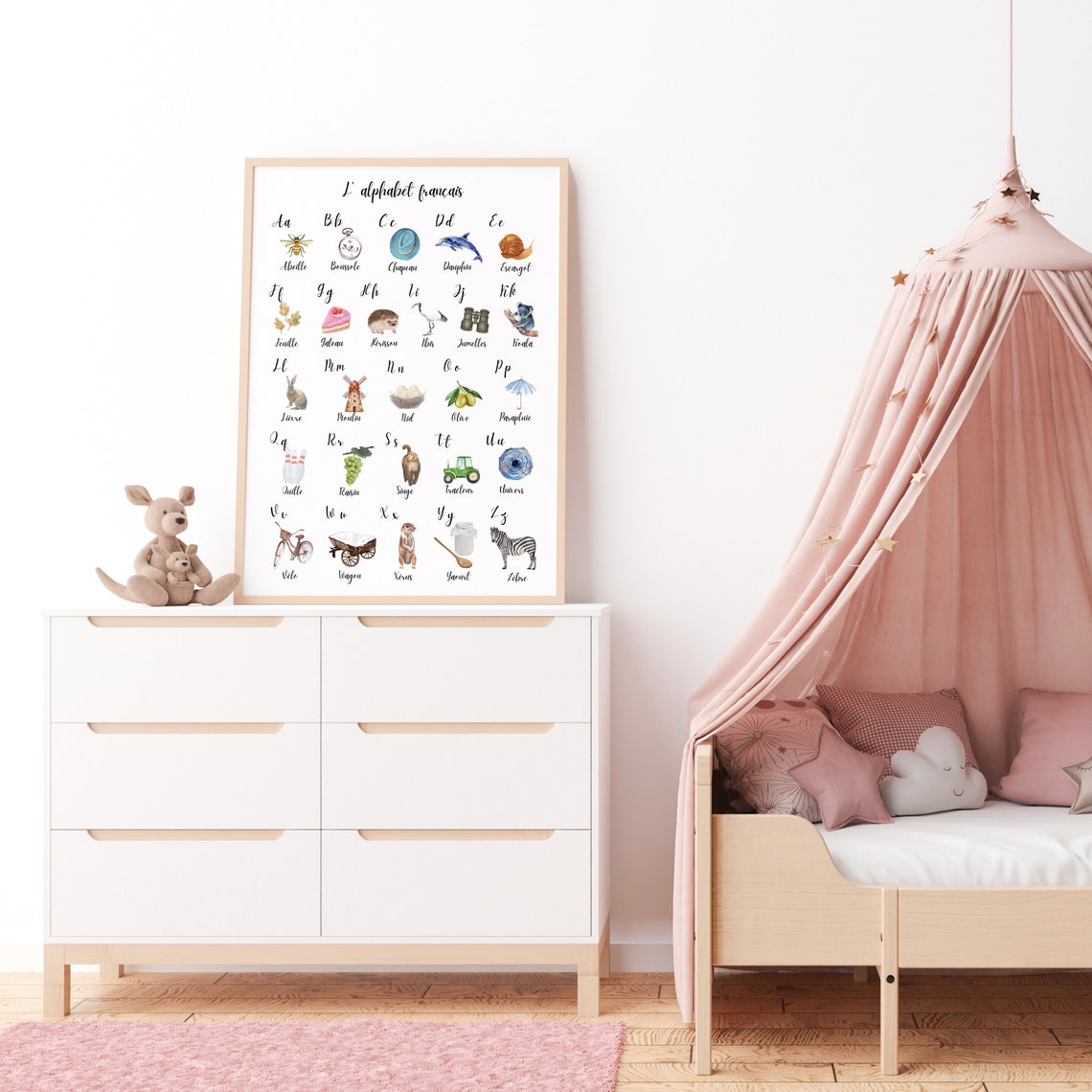 French Alphabet Poster Alphabet Français Educative Poster - Etsy