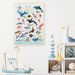 A-Z Under the Sea, Alphabet Print, Educative Abc, Educationalposter ...