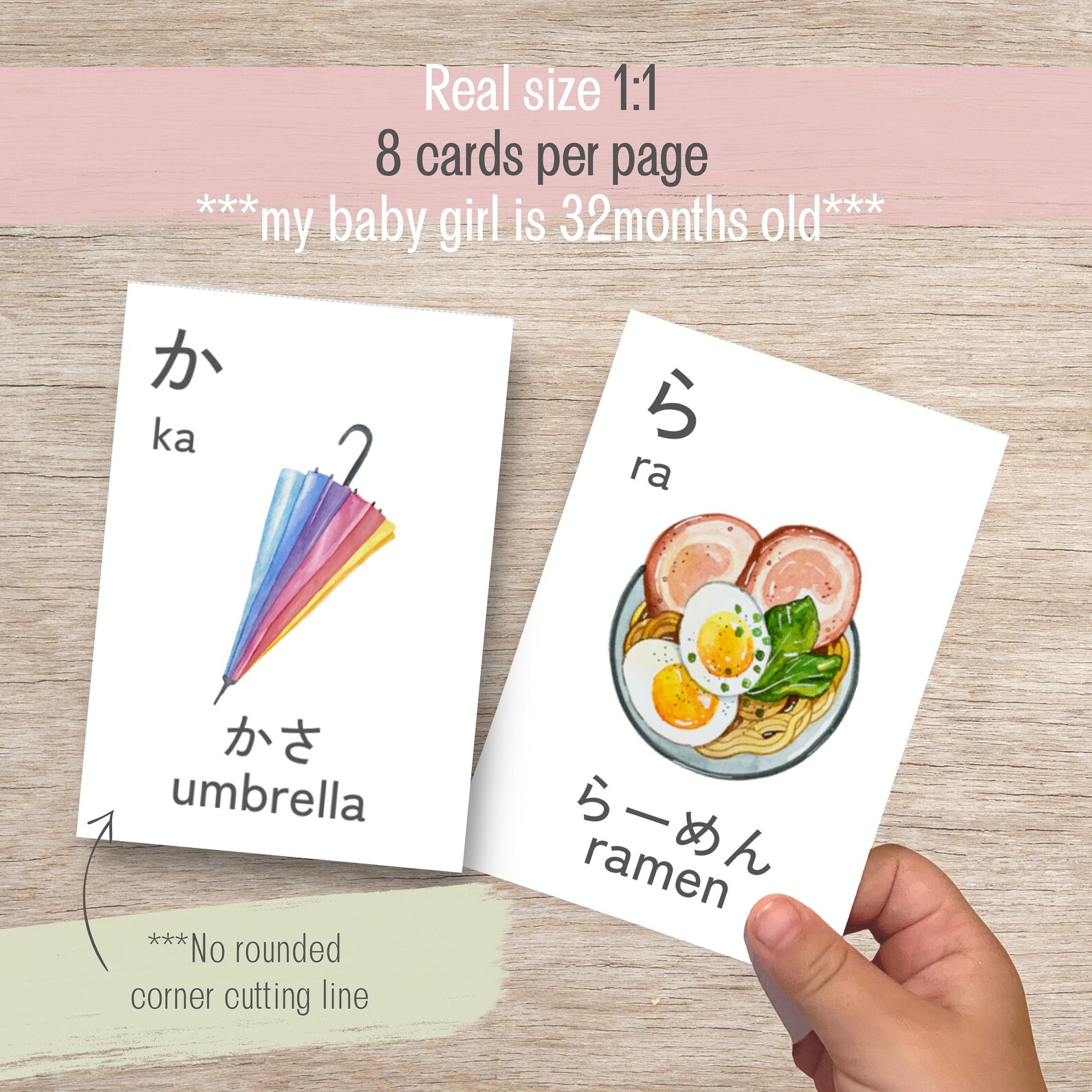 Hiragana Flashcards ,japanese Flashcards, Printablehiragana, Japanese ...
