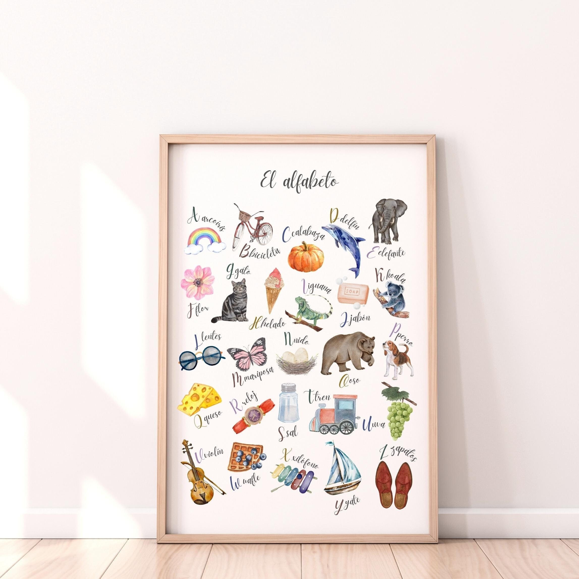 Spanish ABC, ABC, El Alfabeto, Educative Abc, Educationalposter ...