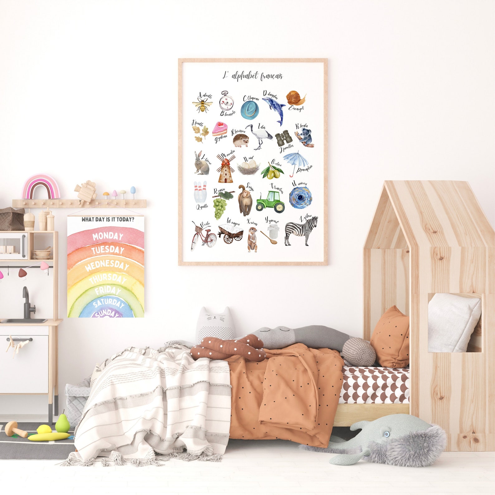 French Alphabet Poster, Alphabet Français, Educationalposter, Educative ...