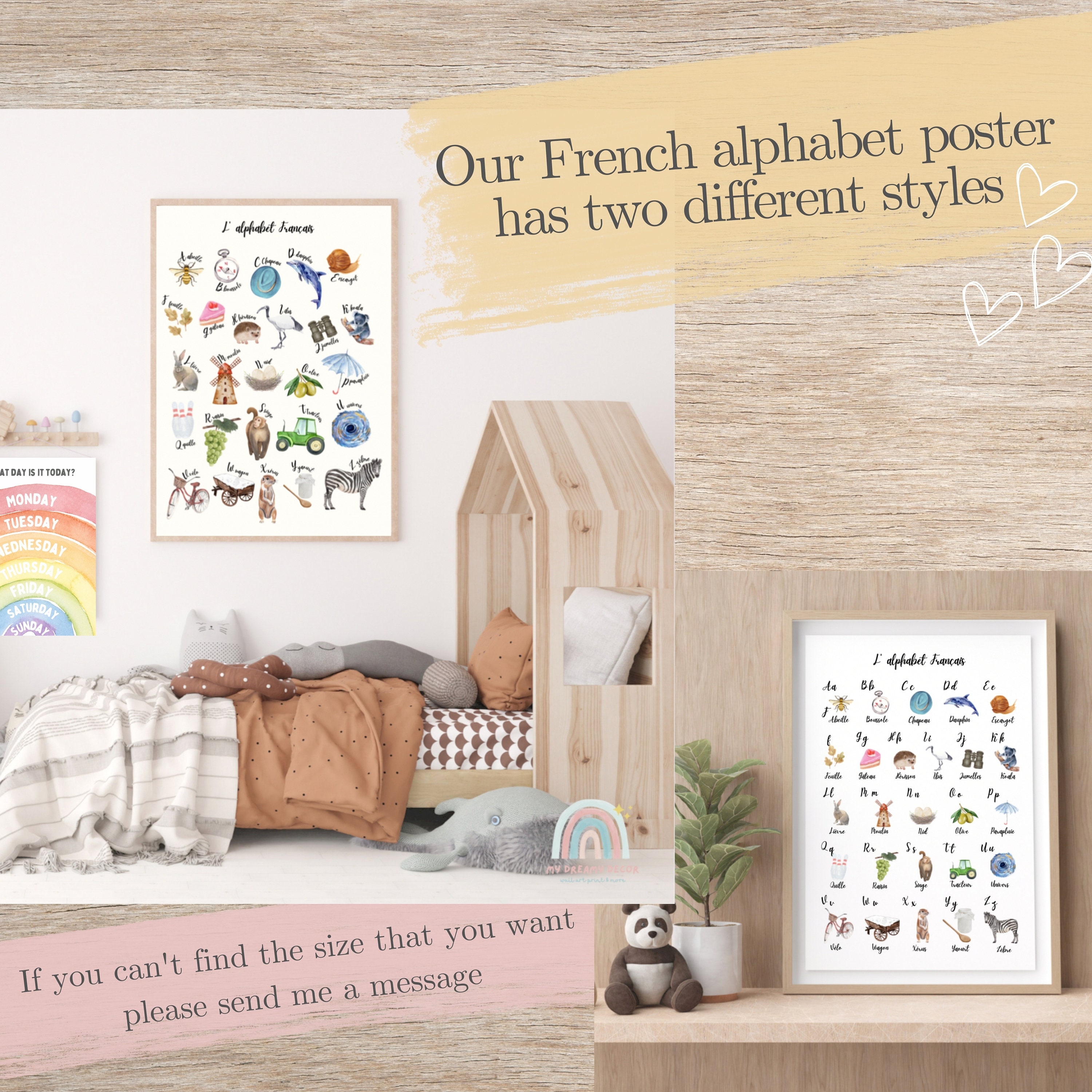 French Alphabet Poster, Educative Abc, Educationalposter ...