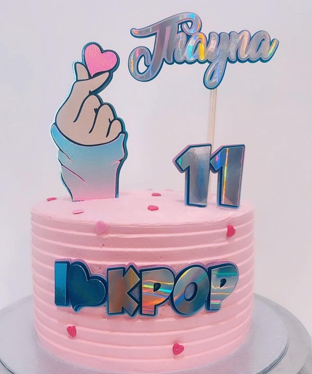 Personalised K-pop Cake Topper/ Birthday Cake Decor - Etsy UK